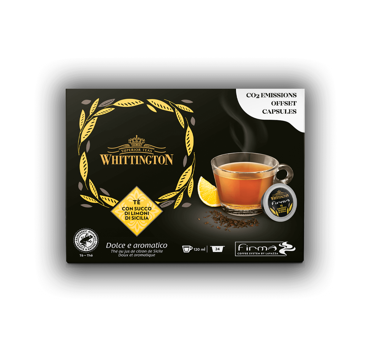 Capsule Firma Whittington tè al limone | Lavazza